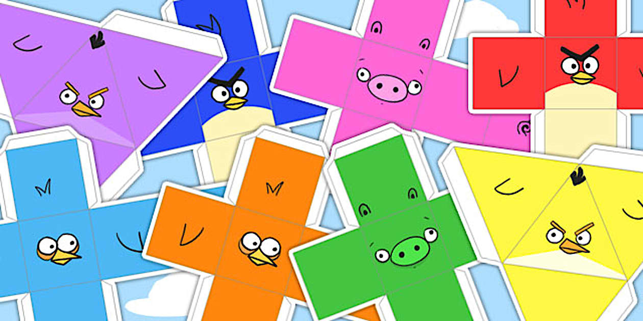 3D Shape Toy Animals (teacher made) - Twinkl