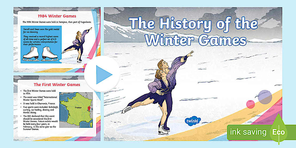 History of the Winter Games KS2 Assembly PowerPoint - Twinkl