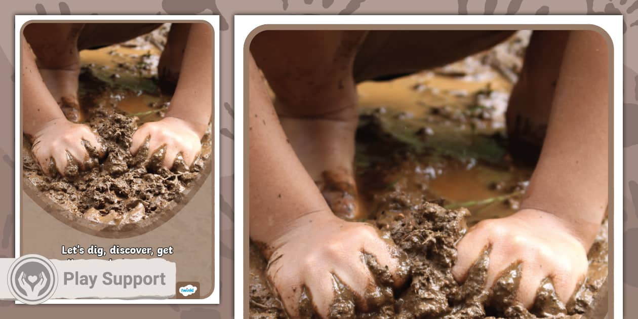 Elemental Play - Exploring Earth Child-Friendly Poster