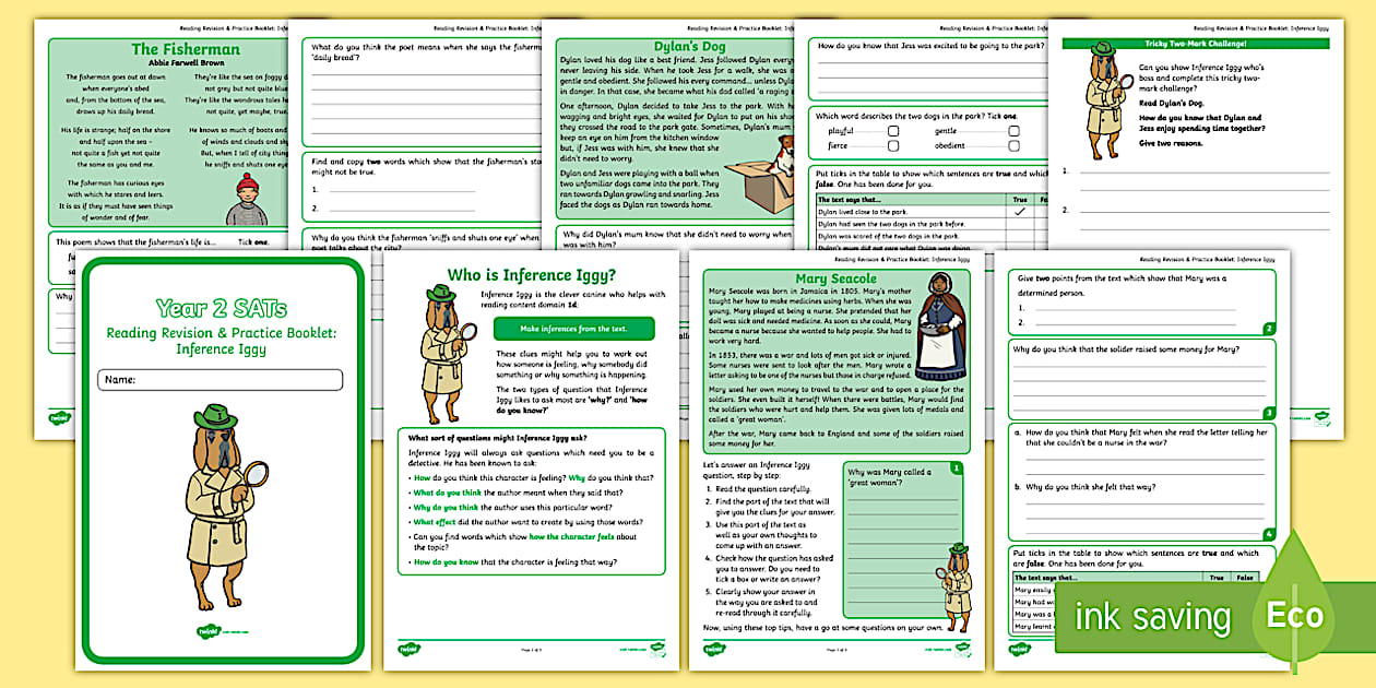 KS1 SATs Reading Revision Booklet | Good Fun (teacher made)