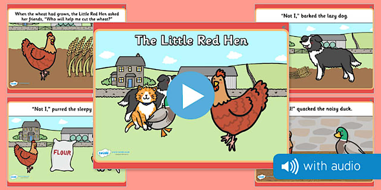 The Little Red Hen Narrated Story | EYFS Resources - Twinkl