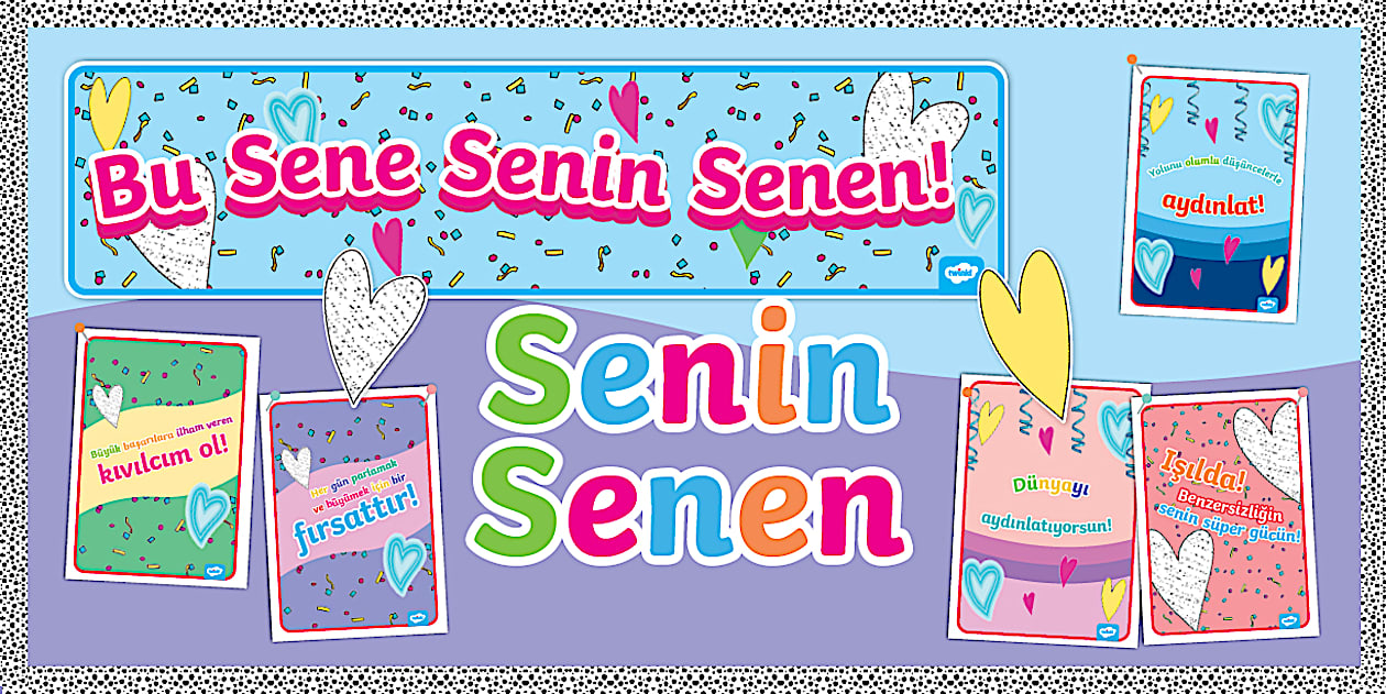 Bu Sene Senin Senen! Pano Süsü Paketi-Twinkl