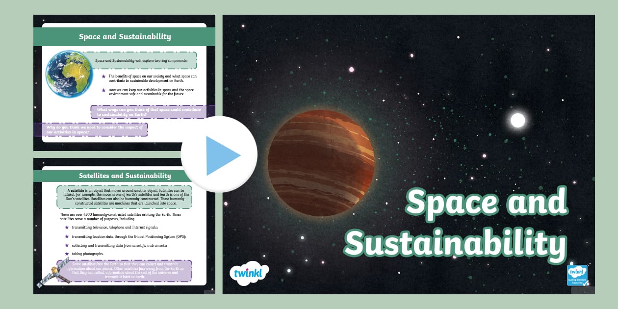 Space and Sustainability PowerPoint