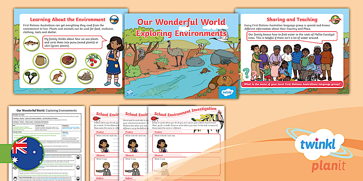 Foundation Wonderful World Lesson 6 Exploring Environments