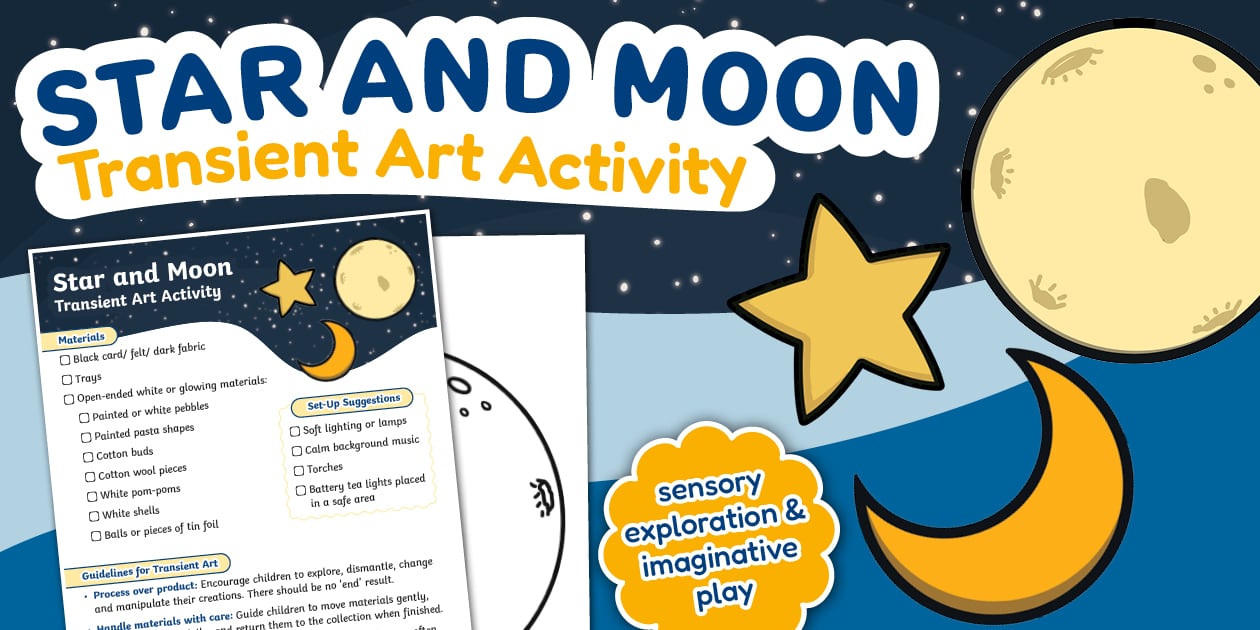 Star and Moon Art Activity