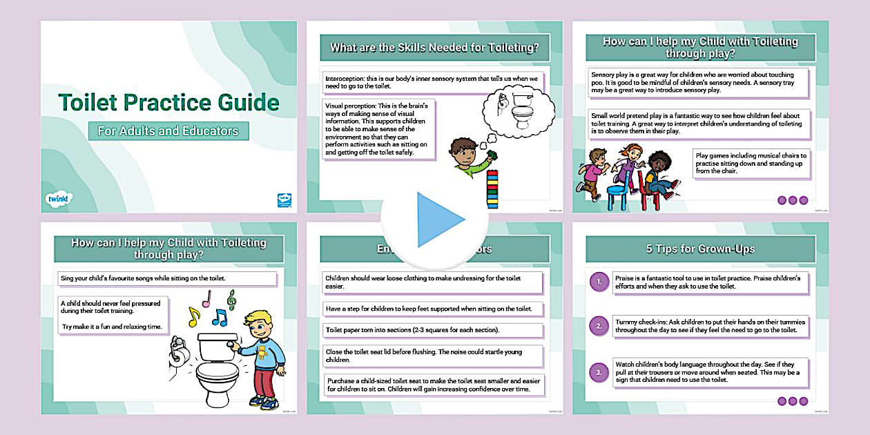 Toilet Practice Guide PowerPoint (teacher made) - Twinkl