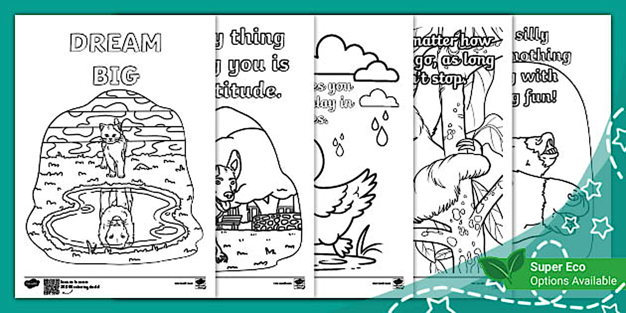 Animal-Themed Inspirational Posters (teacher made) - Twinkl