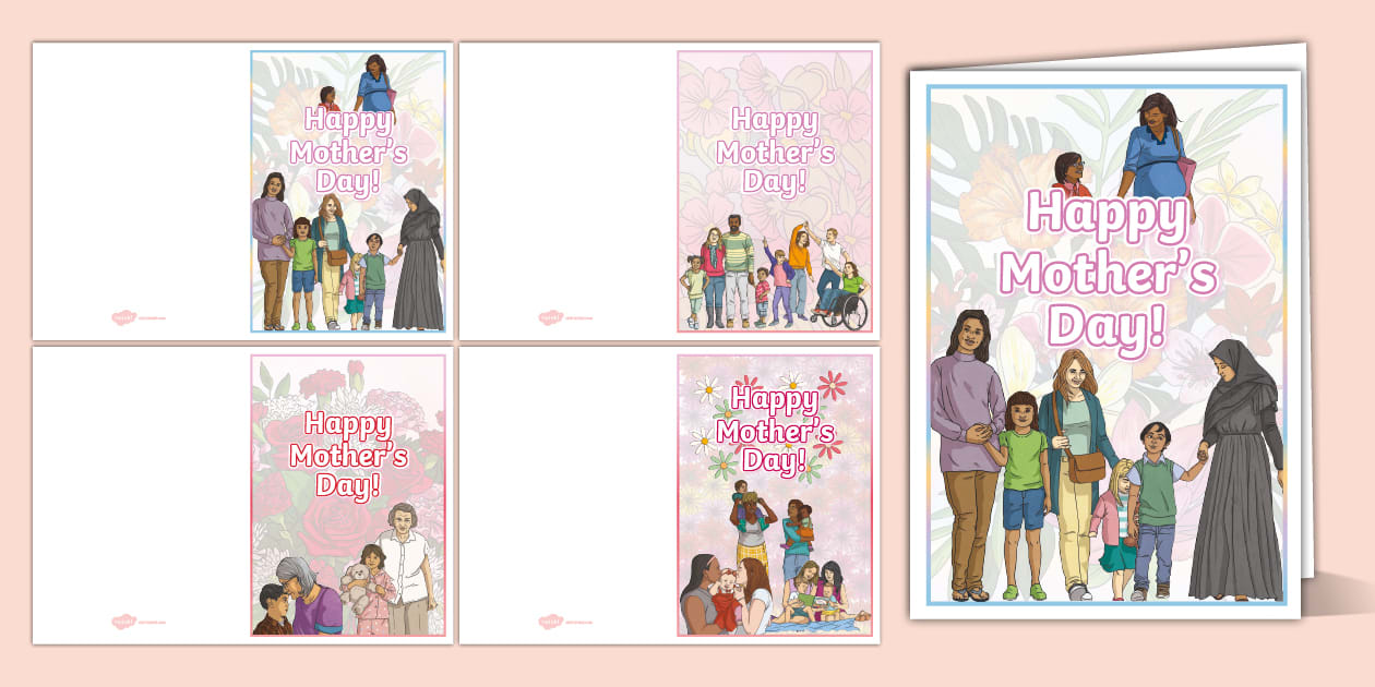 Mother's Day Greetings Cards - Twinkl Events (teacher made)