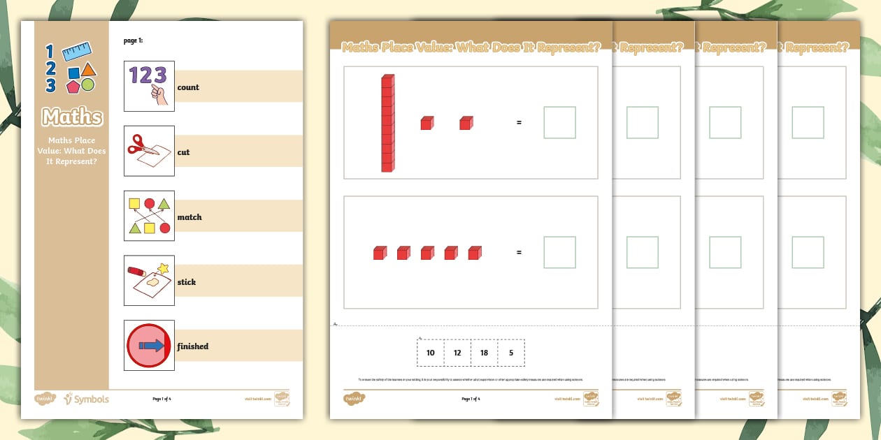SEND Small Steps Maths Place Value Tens and Ones - Twinkl