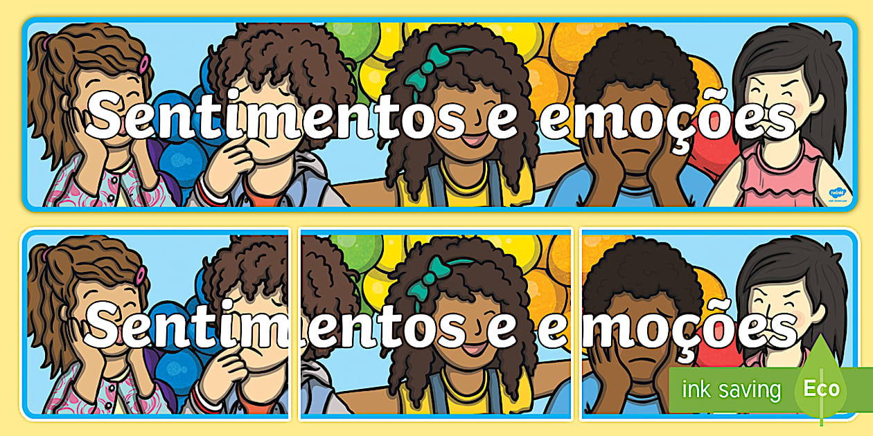 Painel de sentimentos e emoções (teacher made) - Twinkl