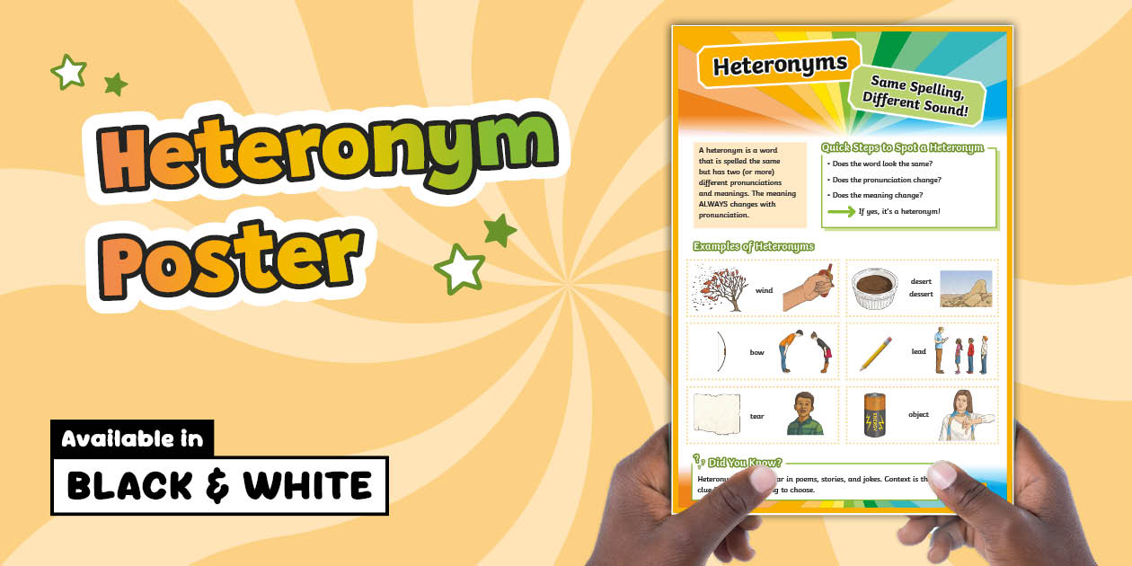 Heteronym Poster