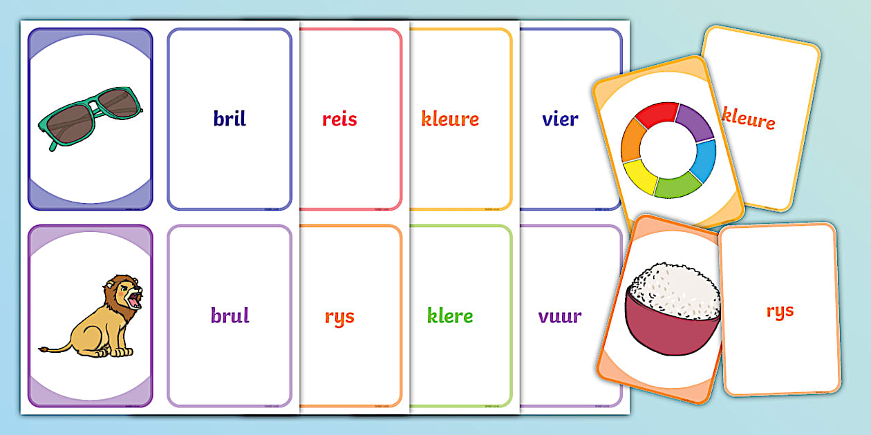 Verwarrende Woorde Paskaarte | Twinkl Suid-Afrika - Twinkl