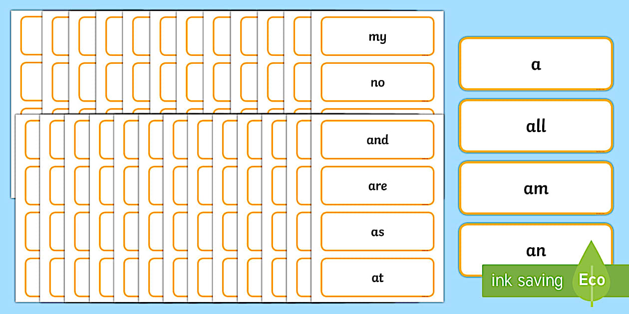 Kindergarten Sight Words Flashcards (teacher made) - Twinkl