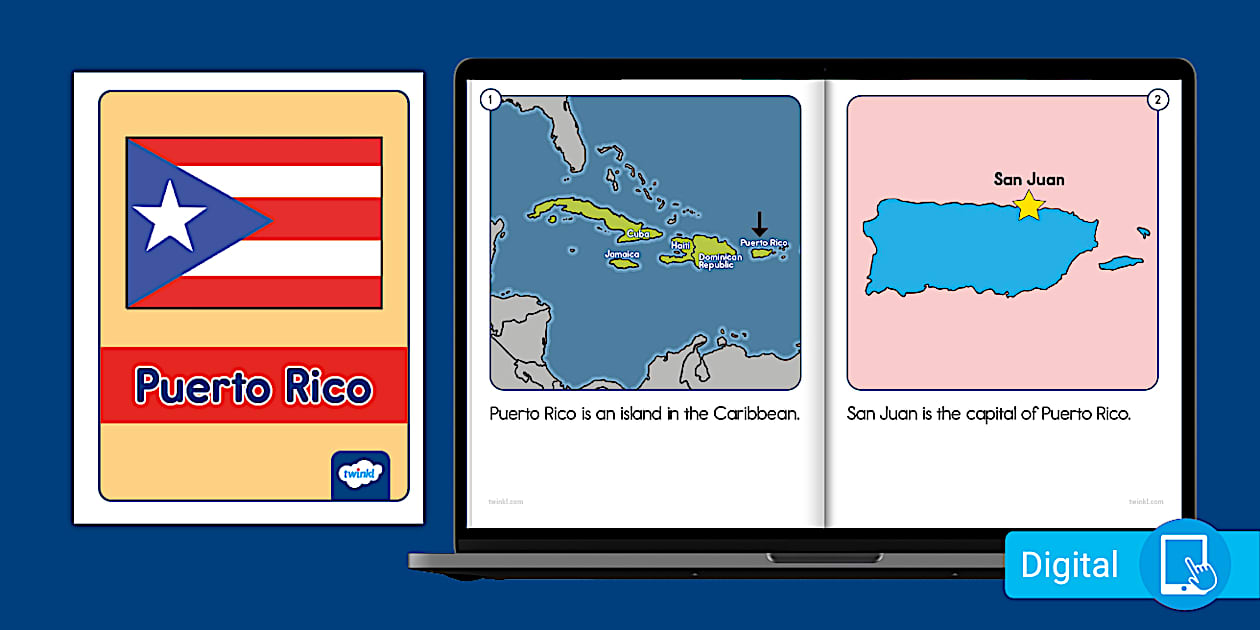 Puerto Rico Emergent Reader eBook | Resources | Twinkl USA
