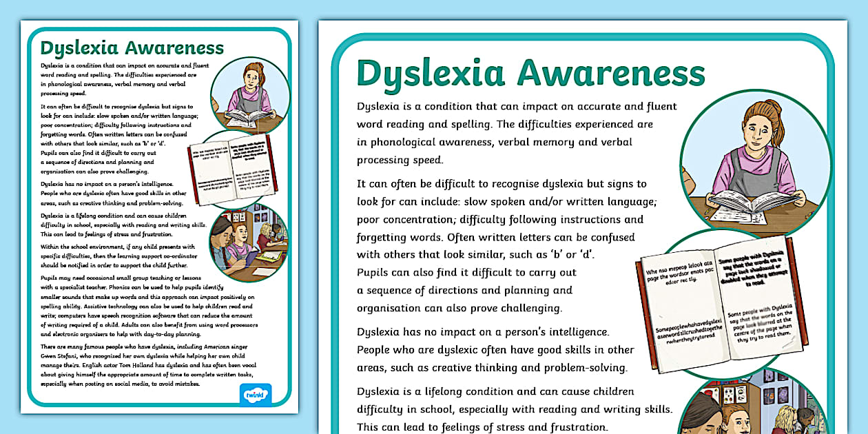 Dyslexia Awareness (teacher made) - Twinkl