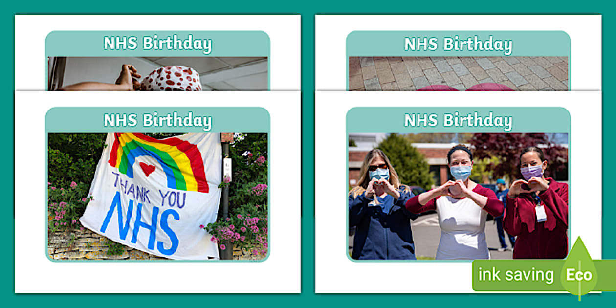 NHS Birthday Images Photo Pack