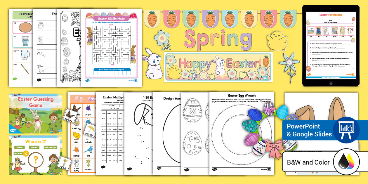 FREE Easter Activity Pack for All Ages (teacher made)