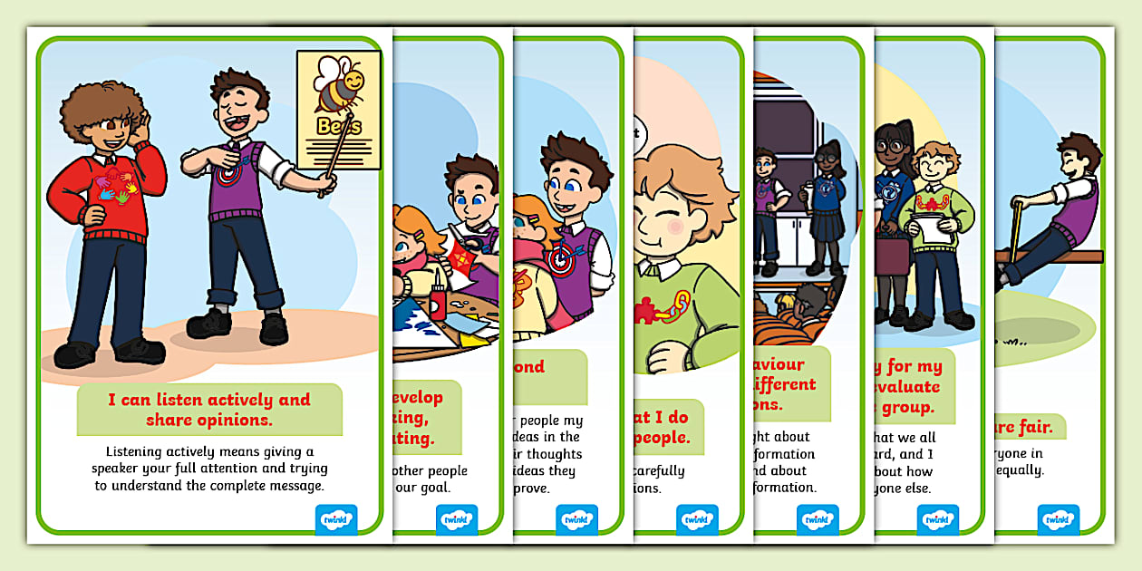 Deep Thinkers Working With Others TSPC Posters - Twinkl