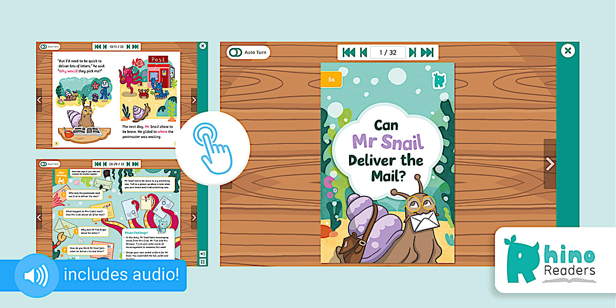 Level 5a Reading Scheme Book: Can Mr Snail Deliver the Mail?