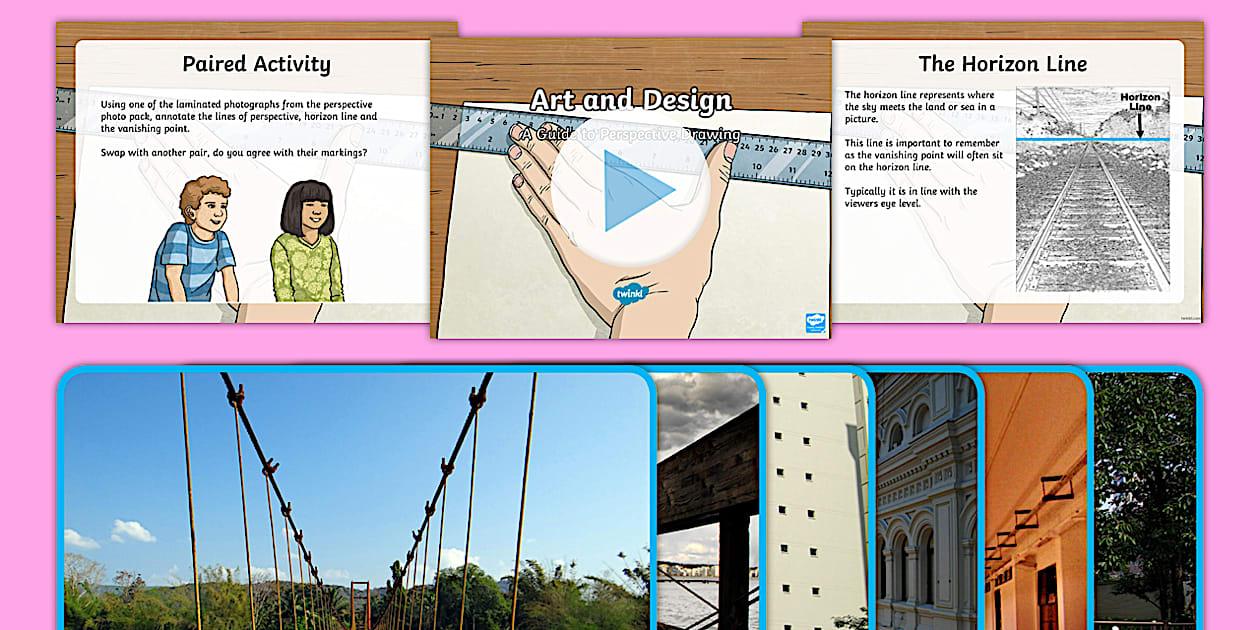 One-Point Perspective Drawing PPT | CfE Primary Resources