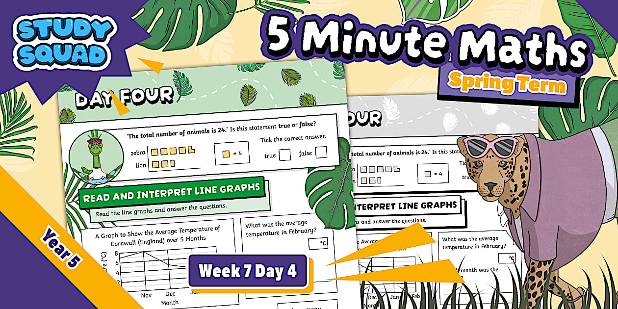 👉 Study Squad 5 Minute Maths - Year 5 Spring - Week 7 Day 4
