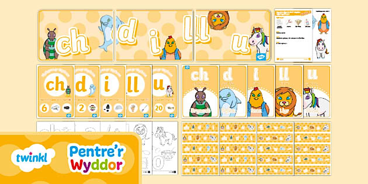 Pecyn Adnoddau Arddangos Teulu 3 (teacher made) - Twinkl