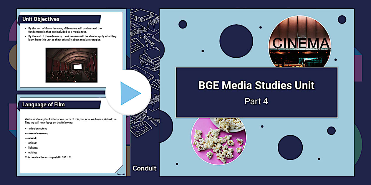 BGE Media Studies Unit PowerPoint Part 4 (teacher made)