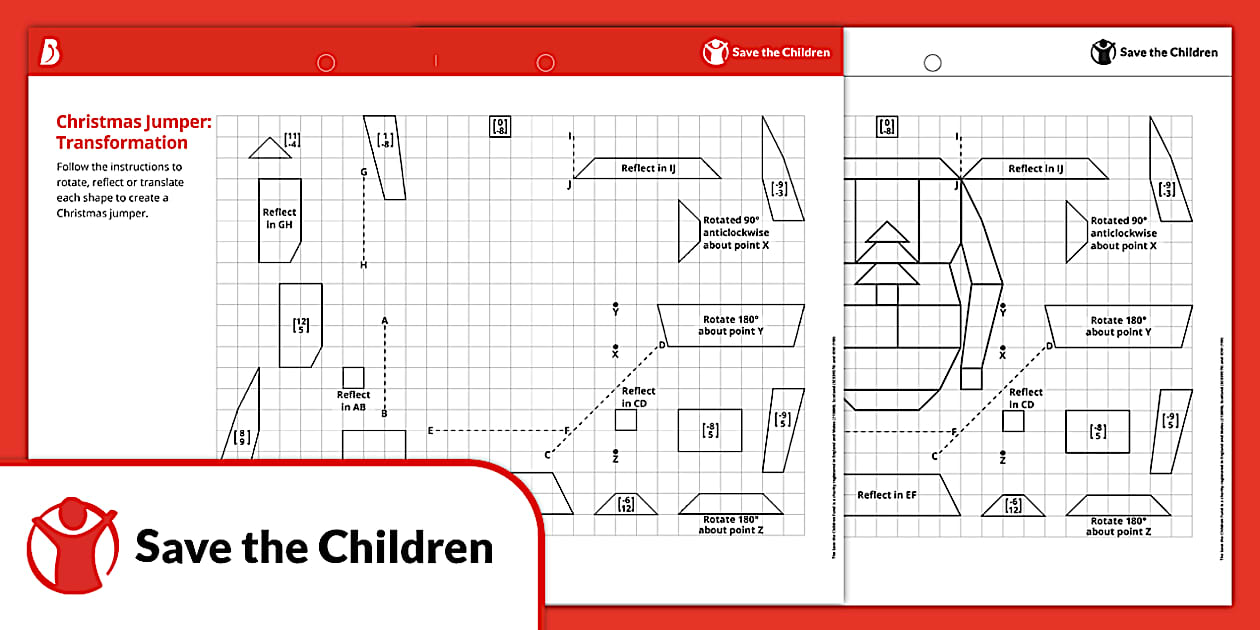 FREE! - 👉 Christmas Jumper: Transformations | KS3 & KS4 Maths