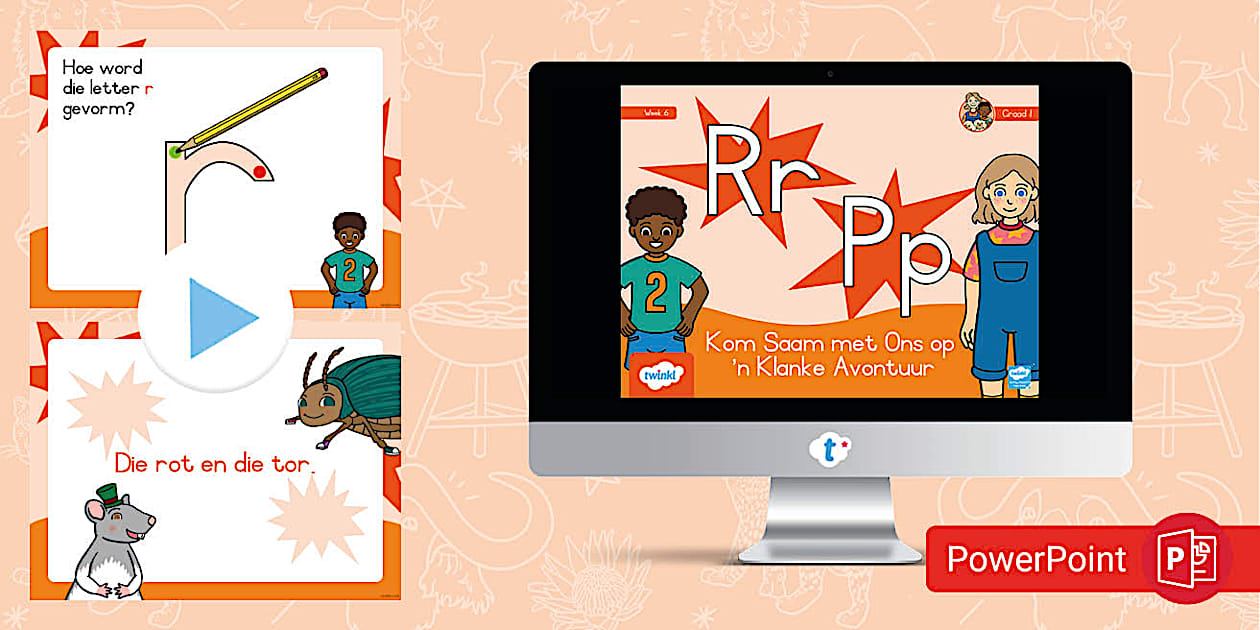 Graad 1 Klanke Lesaanbieding r, p (teacher made) - Twinkl