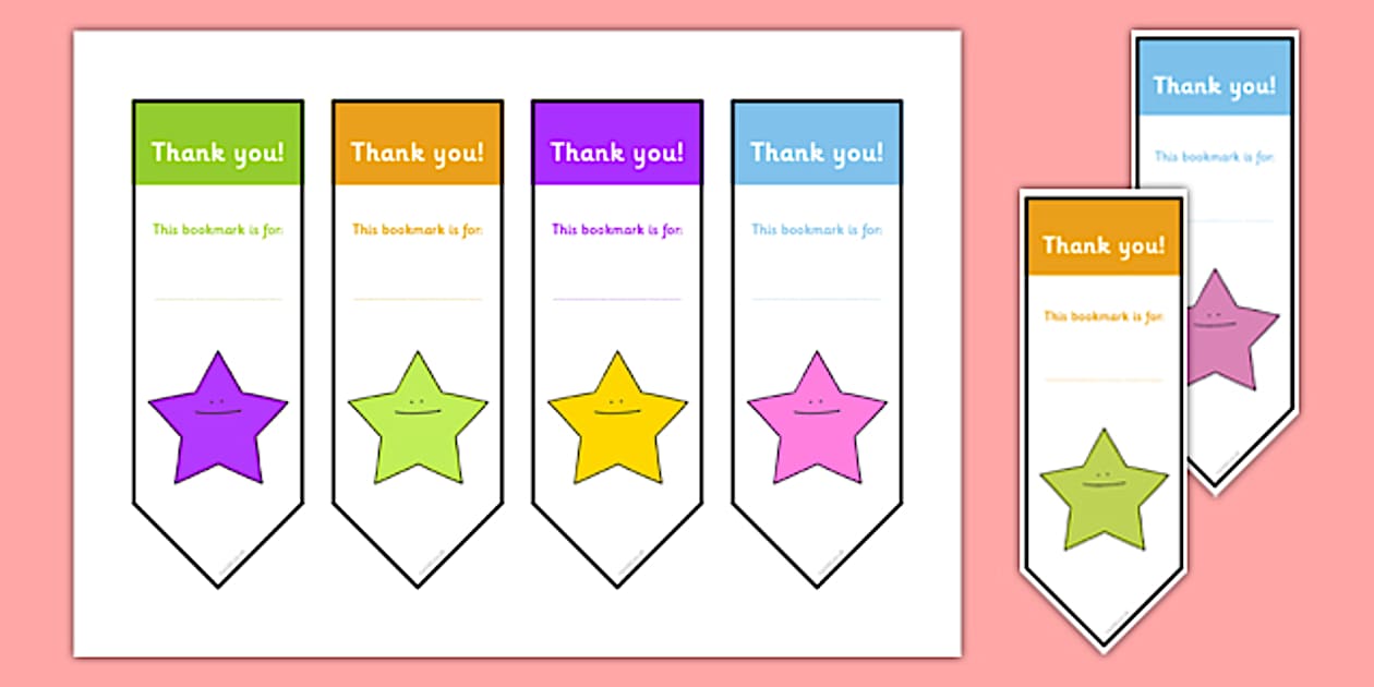 👉 Thank you Bookmarks - KS1 - Resources (teacher made)