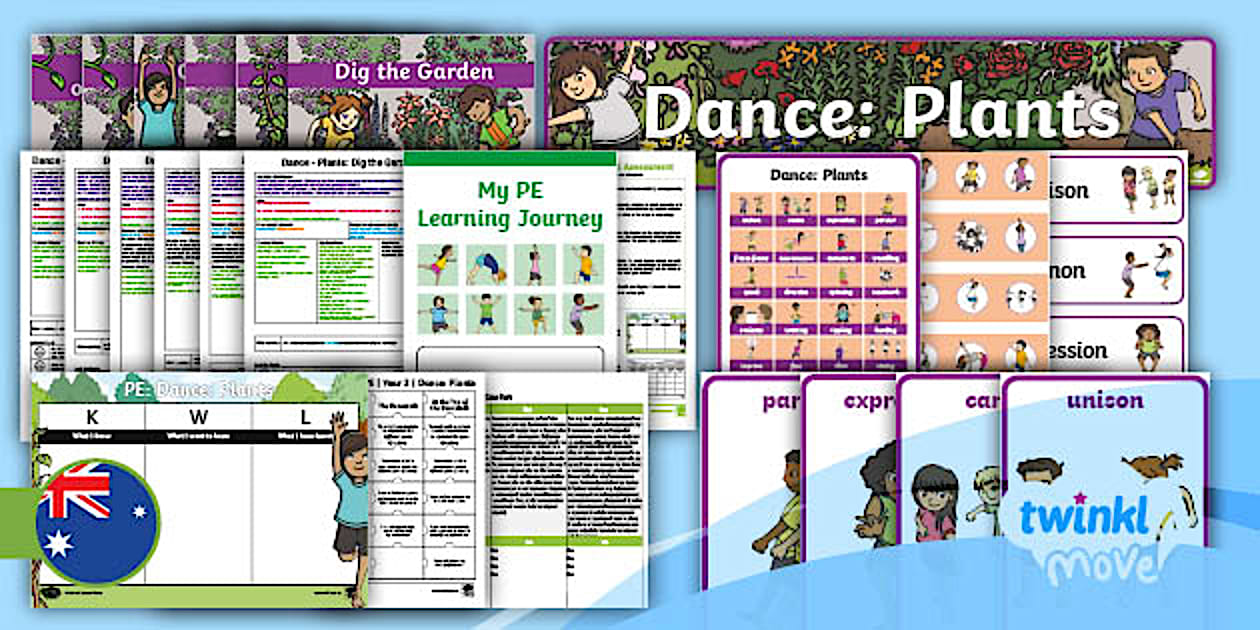 Move PE Year 2 Dance: Plants Unit Pack