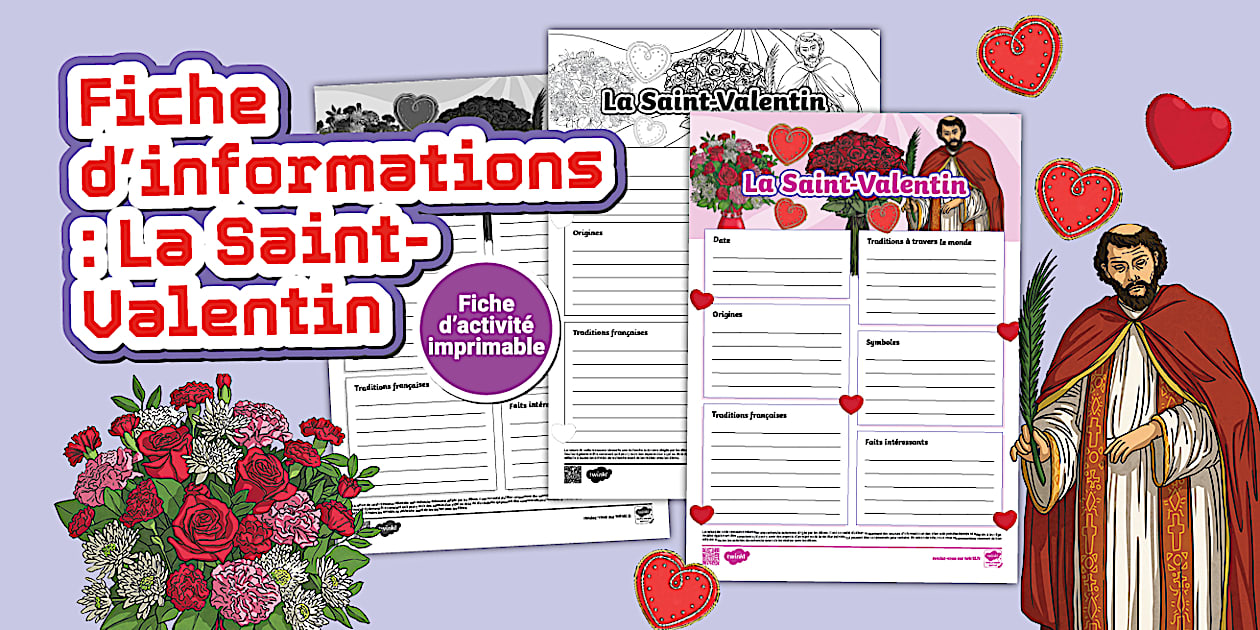 Fiche d'informations : La Saint-Valentin