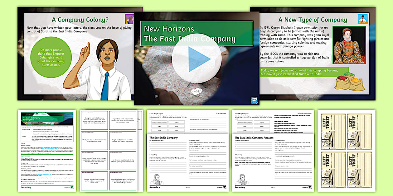 The East India Company Differentiated Lesson Pack