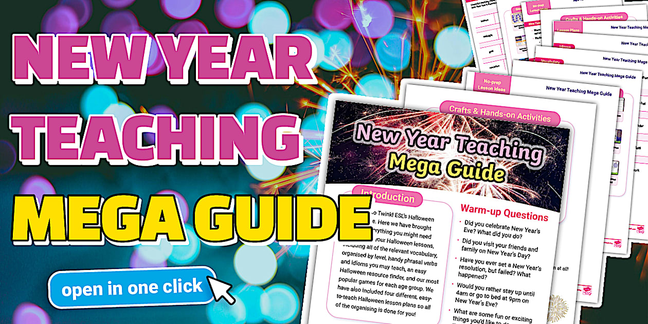 New Year Mega-Teaching Guide (All Ages and Levels)