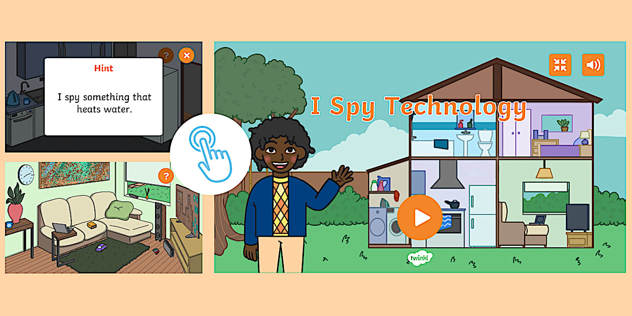 Interactive Technology Themed I Spy Game | Twinkl Go!