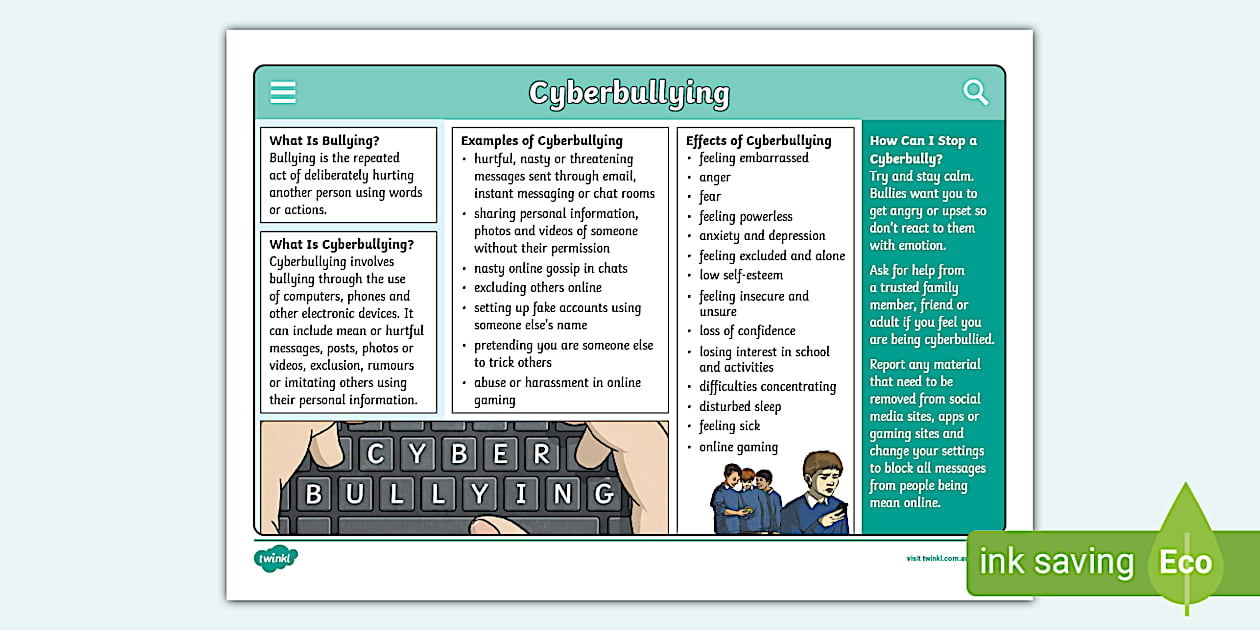 Safer Internet Day Cyberbullying Fact File (teacher made)