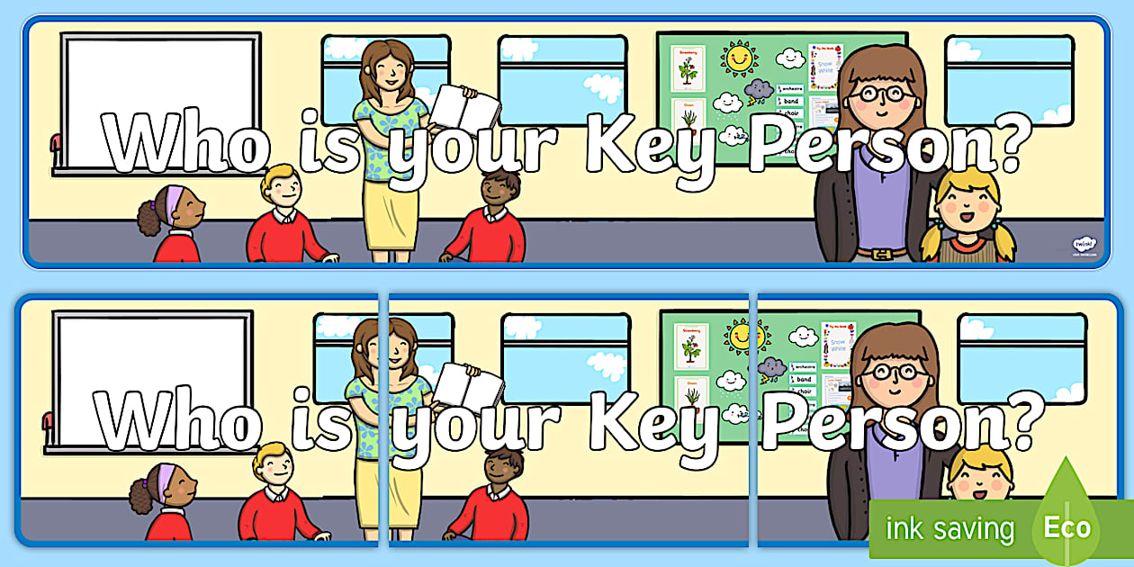 Key Person Display Banner (teacher made) - Twinkl