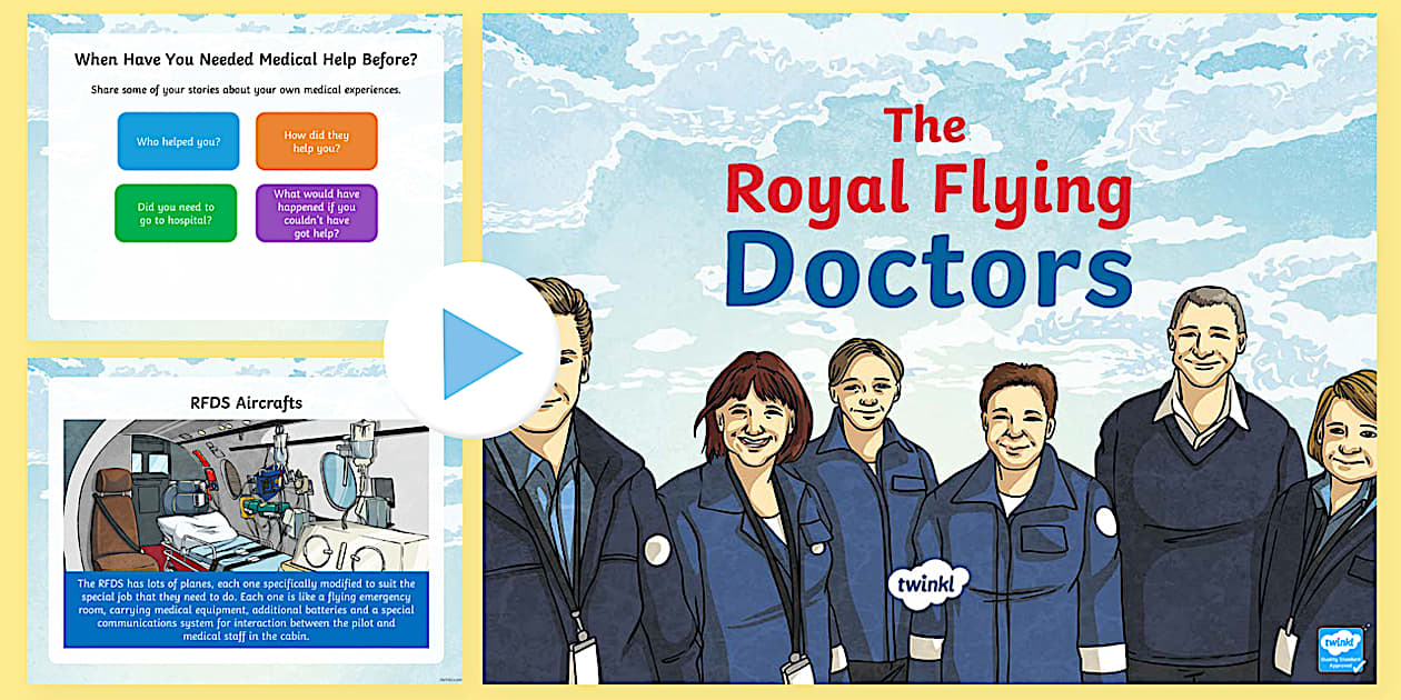 The Flying Doctors PowerPoint (teacher made) - Twinkl