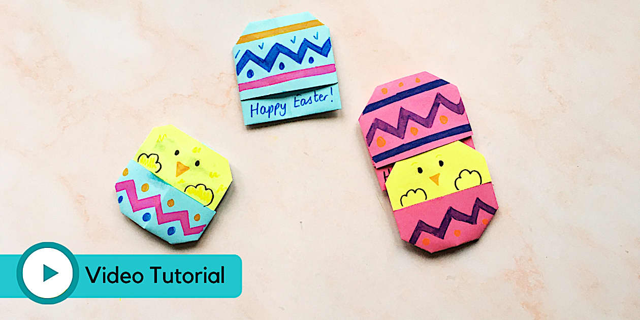 Origami Hatching Chick | Easter Craft Video Tutorial