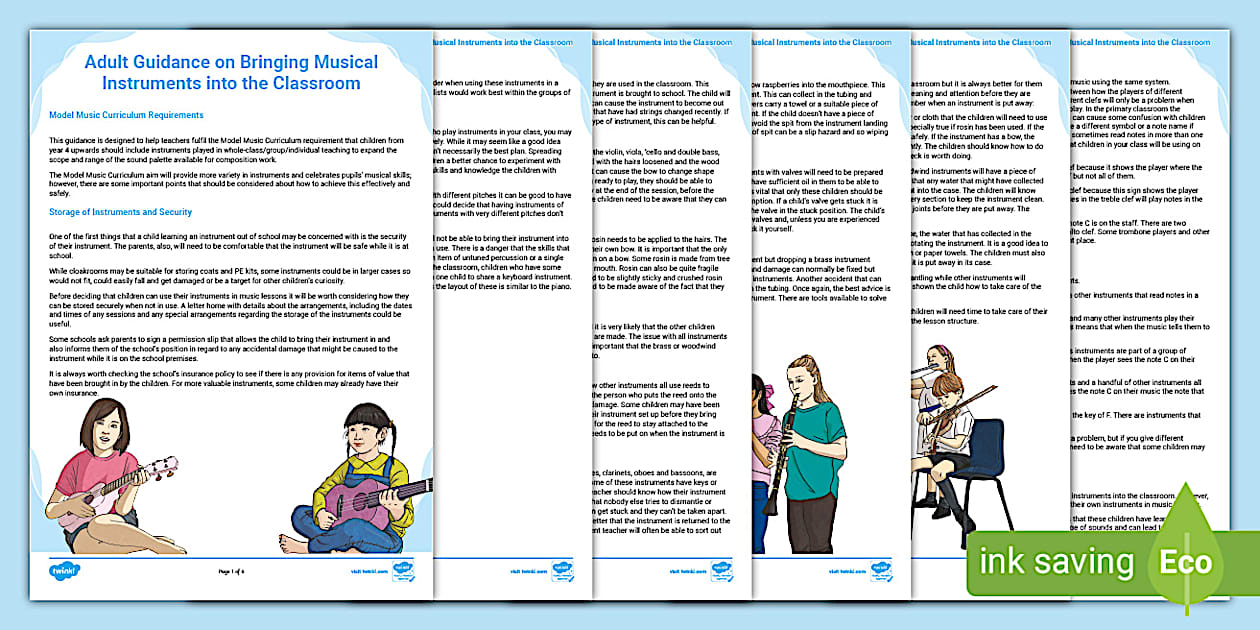👉 Bringing Musical Instruments into the Classroom Guidance