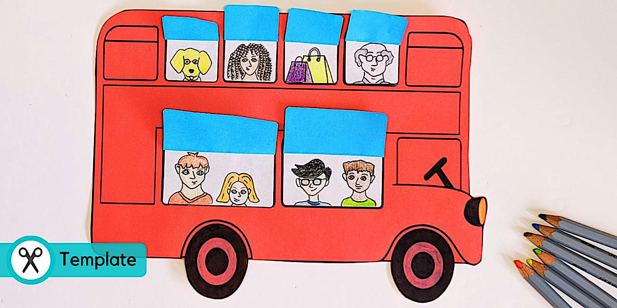 All Aboard The Bus | Transport Crafts (teacher made)