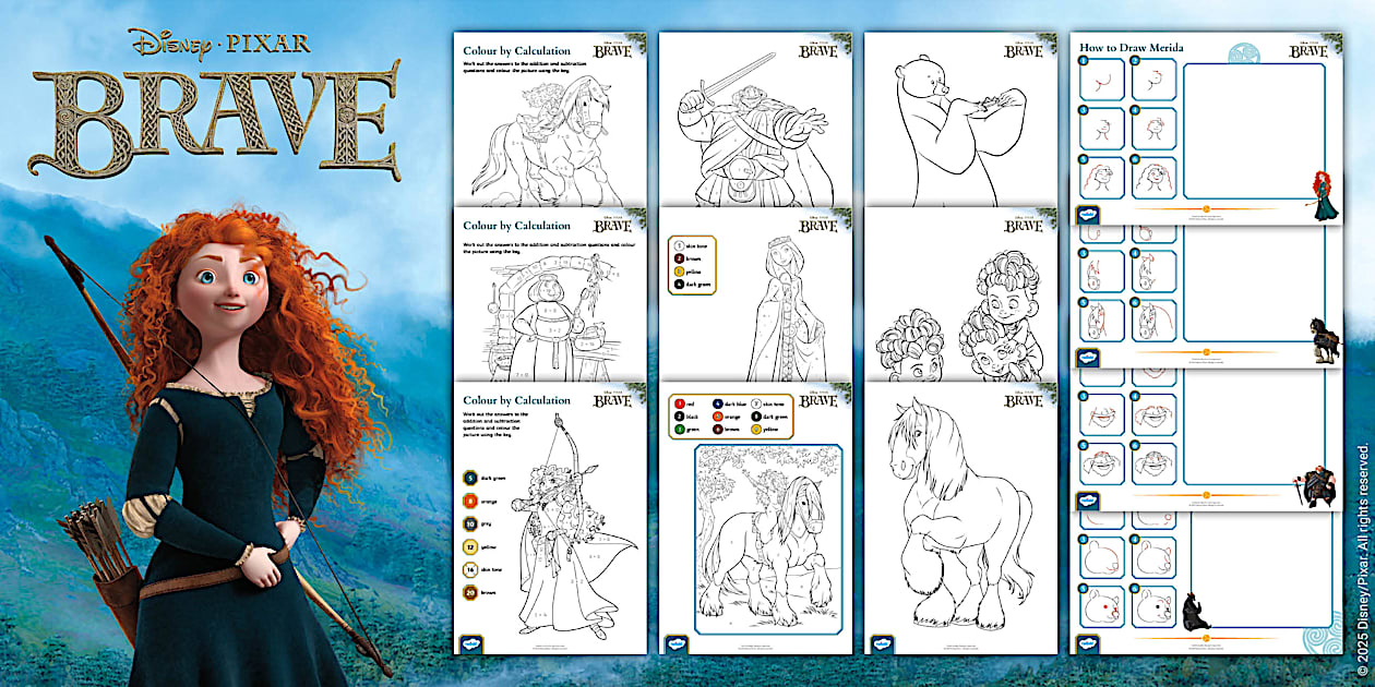Brave: Colouring & Drawing Pack