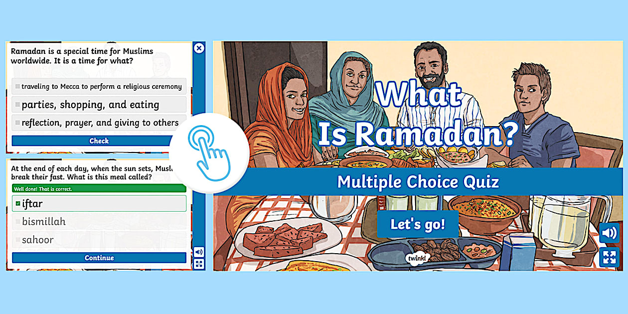 Fun Digital Ramadan Quiz for 6th-8th Grade | Twinkl USA