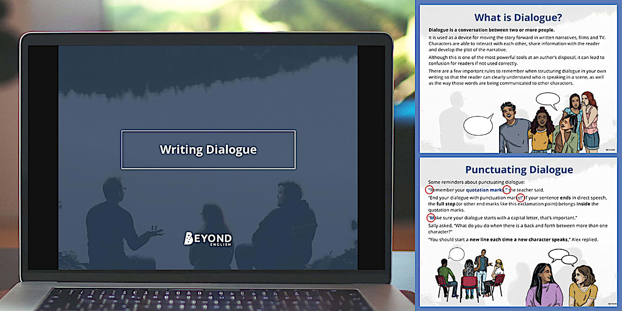 Writing Dialogue PowerPoint (teacher made) - Twinkl