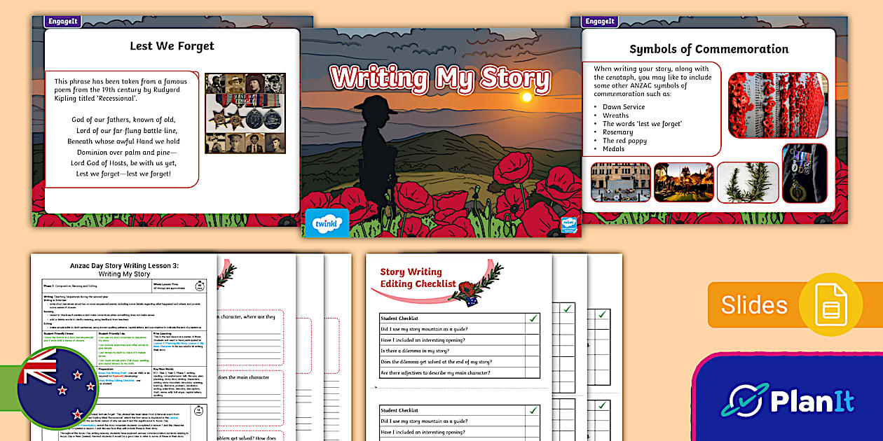 Phase 1: Anzac Day Story Writing Lesson 3: Writing My Story