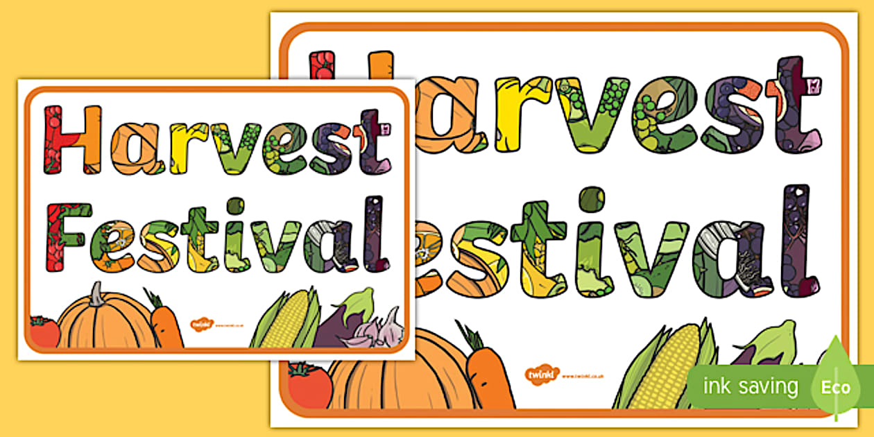 Harvest Poster (teacher made) - Twinkl