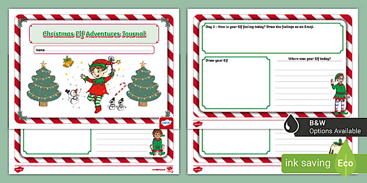 Elf Adventures Daily Journal (Foundation to Year Two)