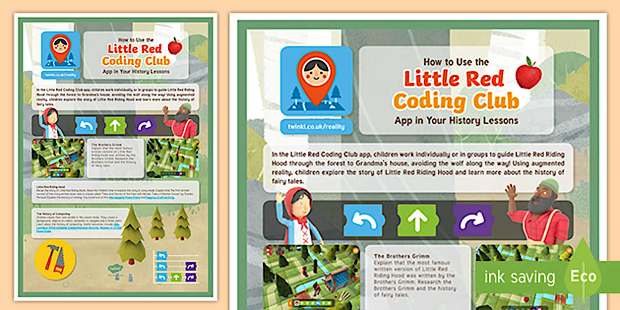 KS1 Little Red Coding Club History Teaching Ideas - Twinkl