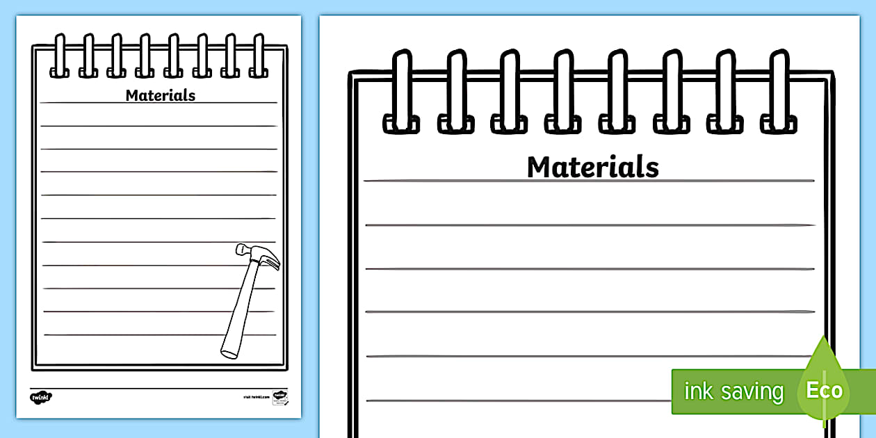 Editable Three Little Pigs Building Site Notepad - Twinkl