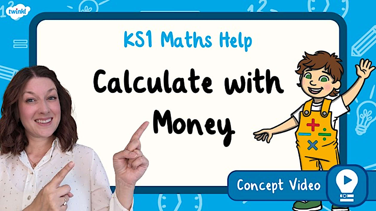 👉 Calculate with Money (Measurement) | KS1 Maths Concept Video